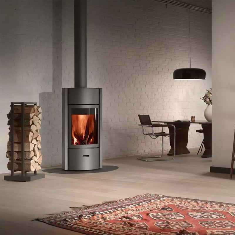 Stuv 30 Low Wood Burning Stove - Bonfire