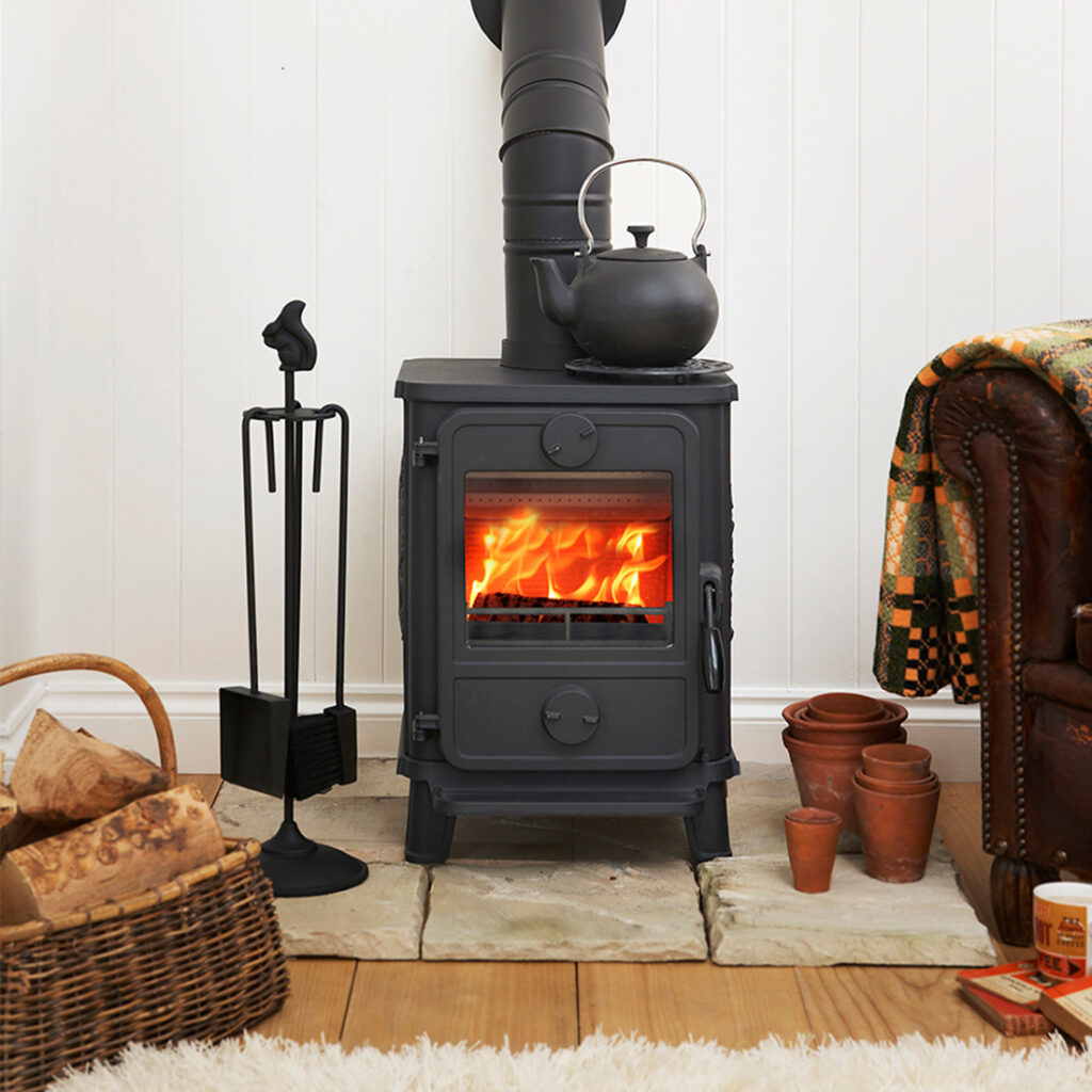 Morso Squirrel 1412 Multi Fuel / Wood Burning Stove - Bonfire