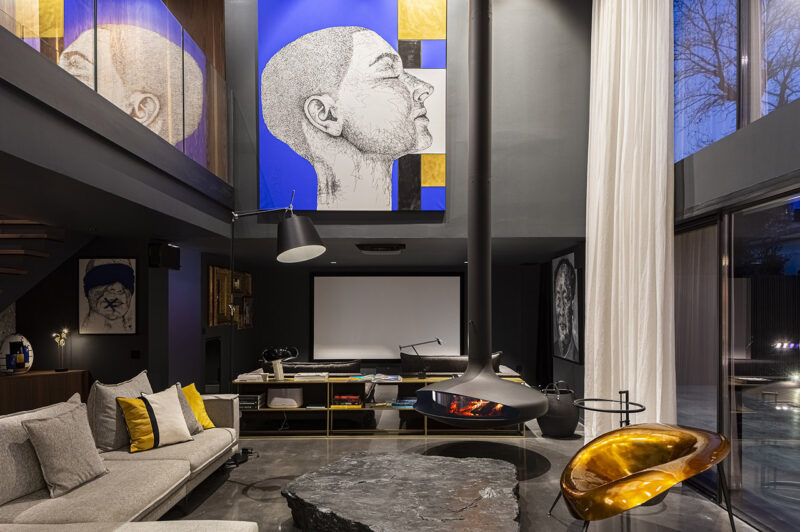 Focus Fireplaces Gyrofocus Glazed Wood Burning Stove - Bonfire