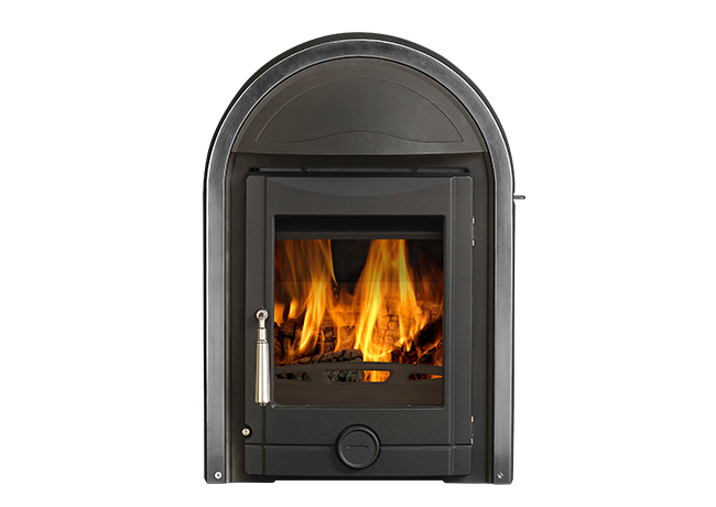 Polaris Regal Wood Burning Cast Iron Fireplace Insert - Bonfire